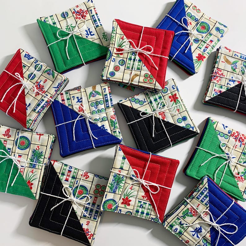 Mahjong Coasters, Jewish Grandma Gift, Present for Mahj Lover, - Etsy