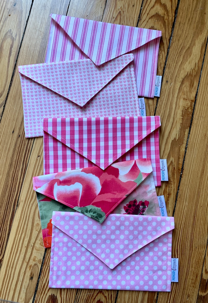 Embroidered Fabric Love Notes Valentine's Day - Etsy