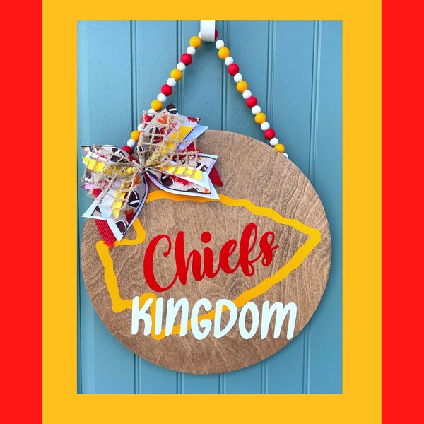 Kansas City Chiefs Welcome Sign - Etsy