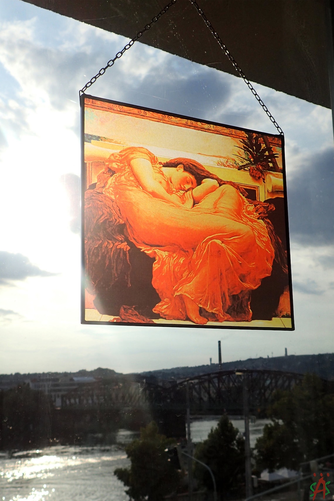 Frederick Leighton Flaming June 1895 Stained Glass and | Etsy