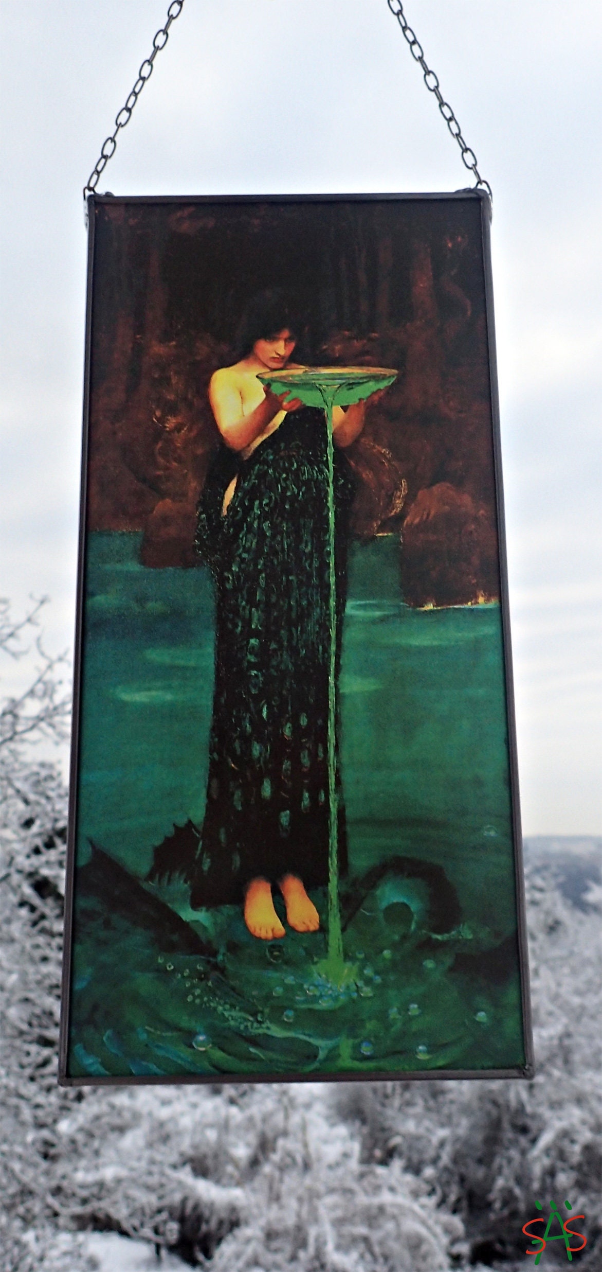 John William Waterhouse Circe Invidiosa 1892 Stained | Etsy