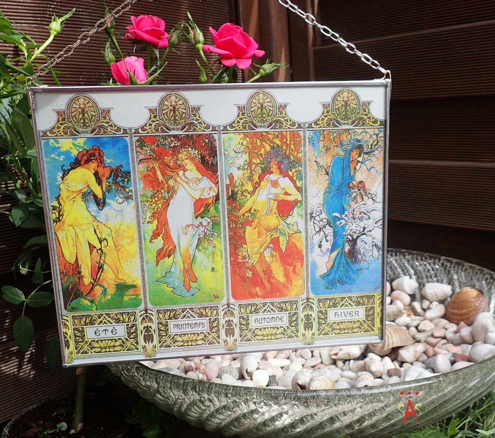 Alphonse Mucha Four Seasons Spring Summer Autumn | Etsy