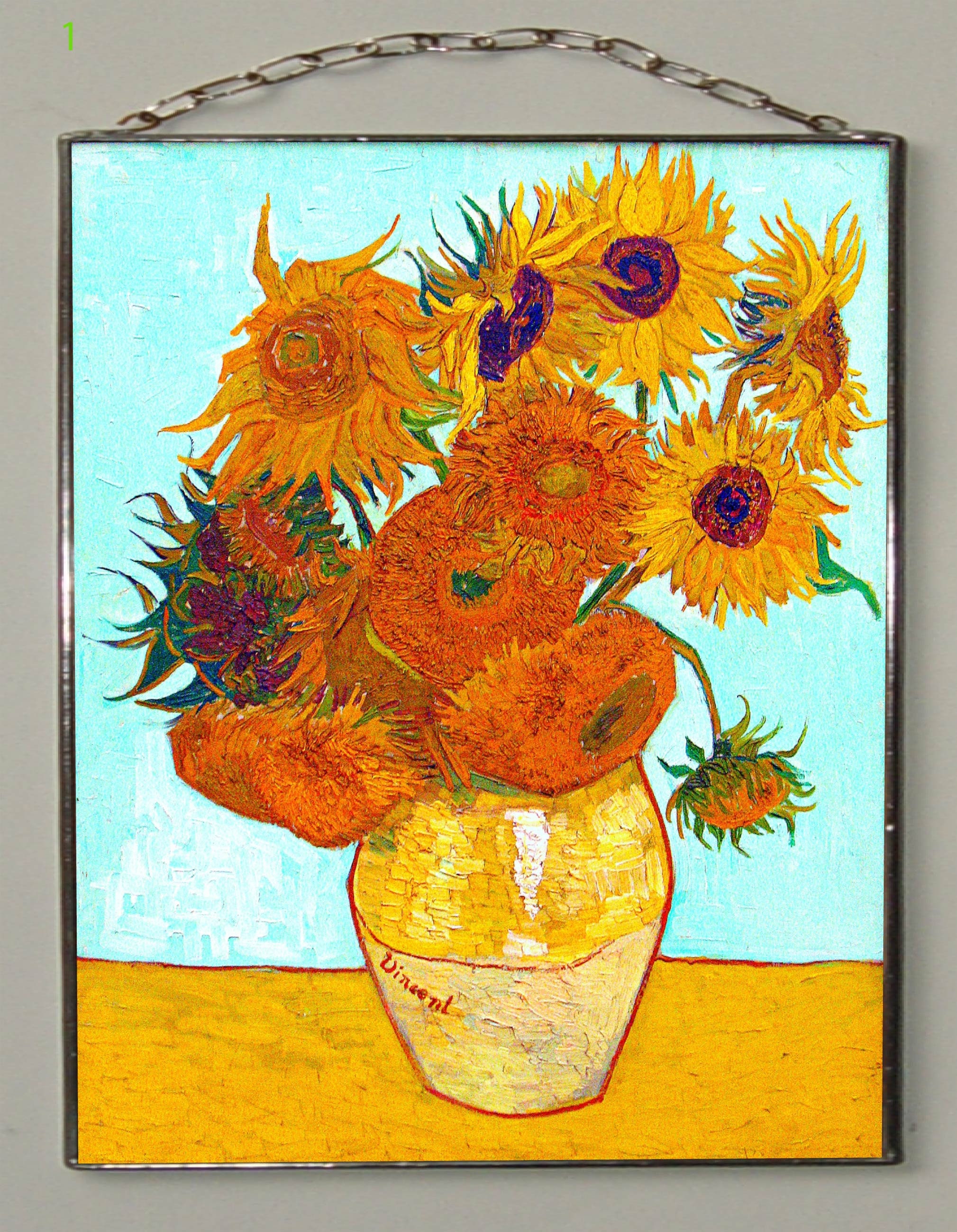 Vincent Van Gogh Sunflowers II. Stained Glass | Etsy