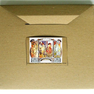 Alphonse Mucha the Flowers Rose, Lily, Carnation, Iris, Stained Glass ...