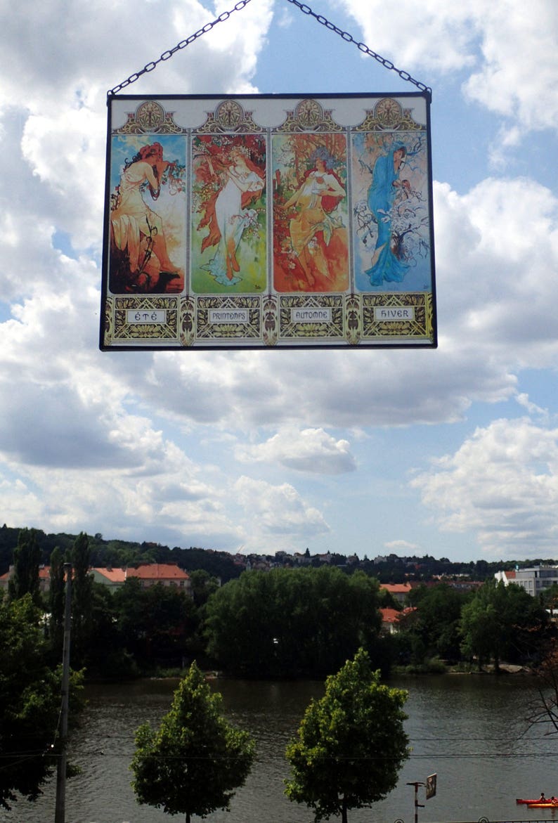 Alphonse Mucha Four Seasons: Spring Summer Autumn Winter - Etsy