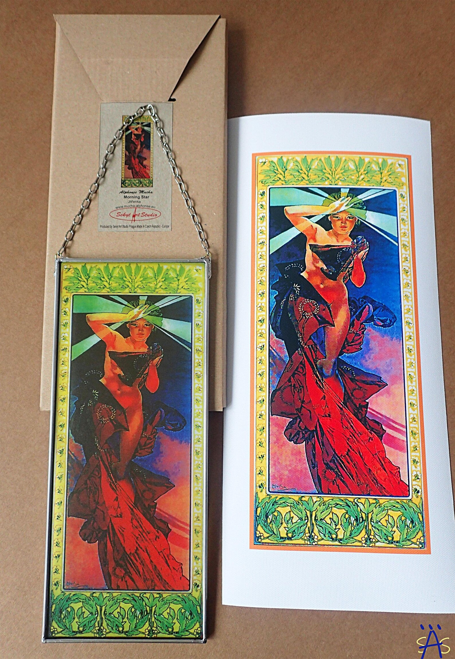 Alphonse Mucha The Moon and the Stars The Morning Star | Etsy