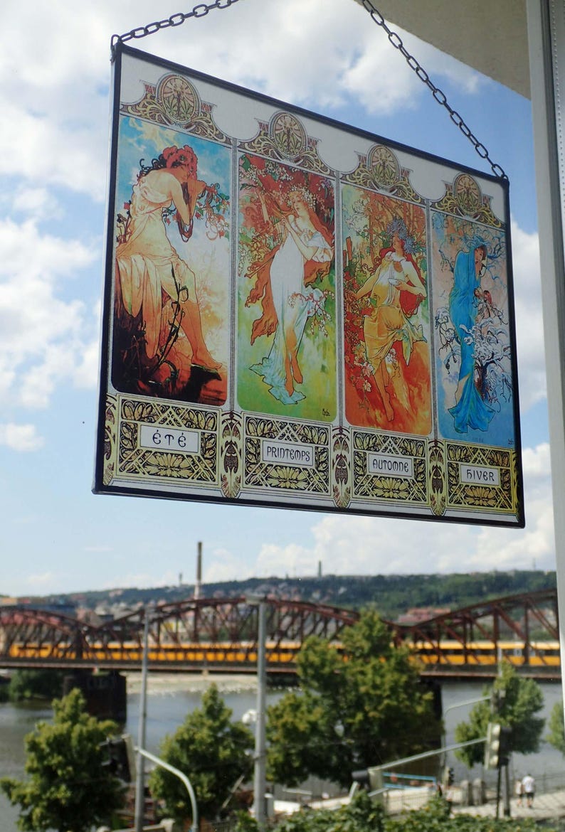 Alphonse Mucha Four Seasons: Spring Summer Autumn Winter - Etsy