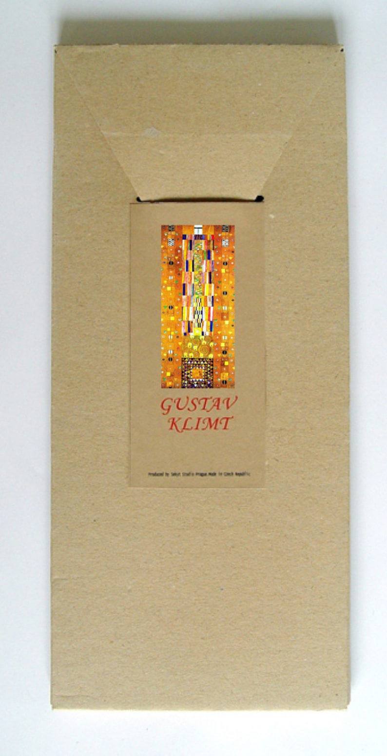 Gustav Klimt - Pattern for the Stoclet Frieze.1x Stained Glass and 1x ...