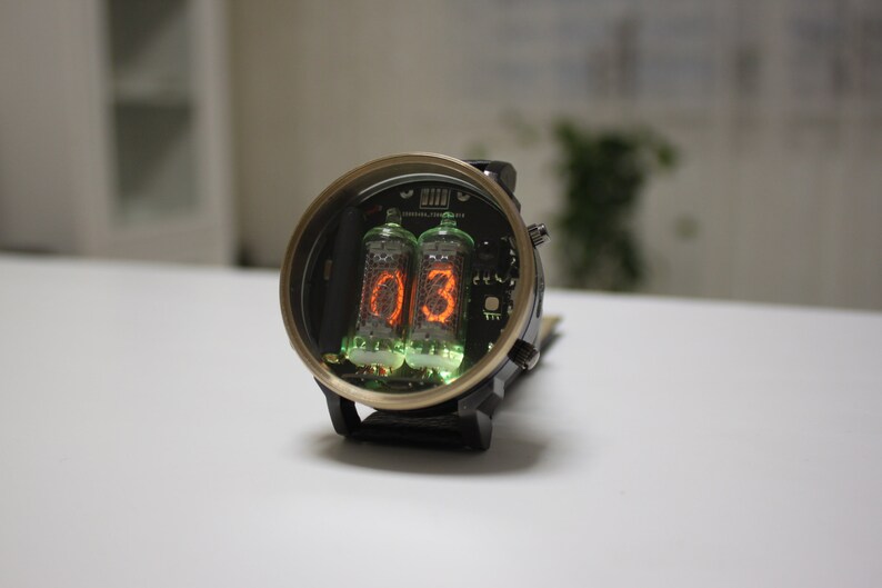 Nixie Tube Watch Wrist RFT Z5900 and NEC LD-955A Unique Model - Etsy