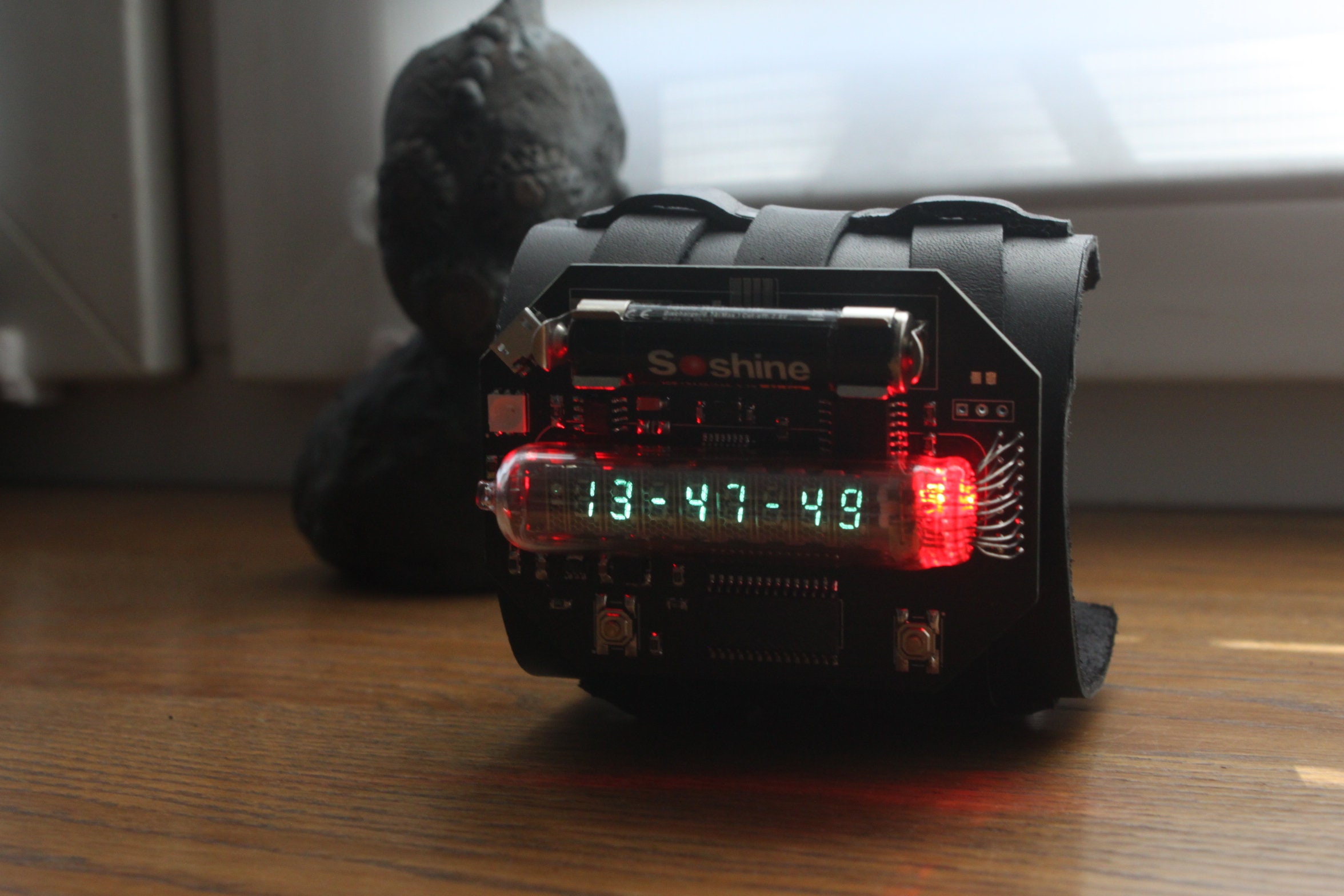 IV-21 Steam Punk Watch Nixie Era Vfd Wrist Clock Portable - Etsy Canada