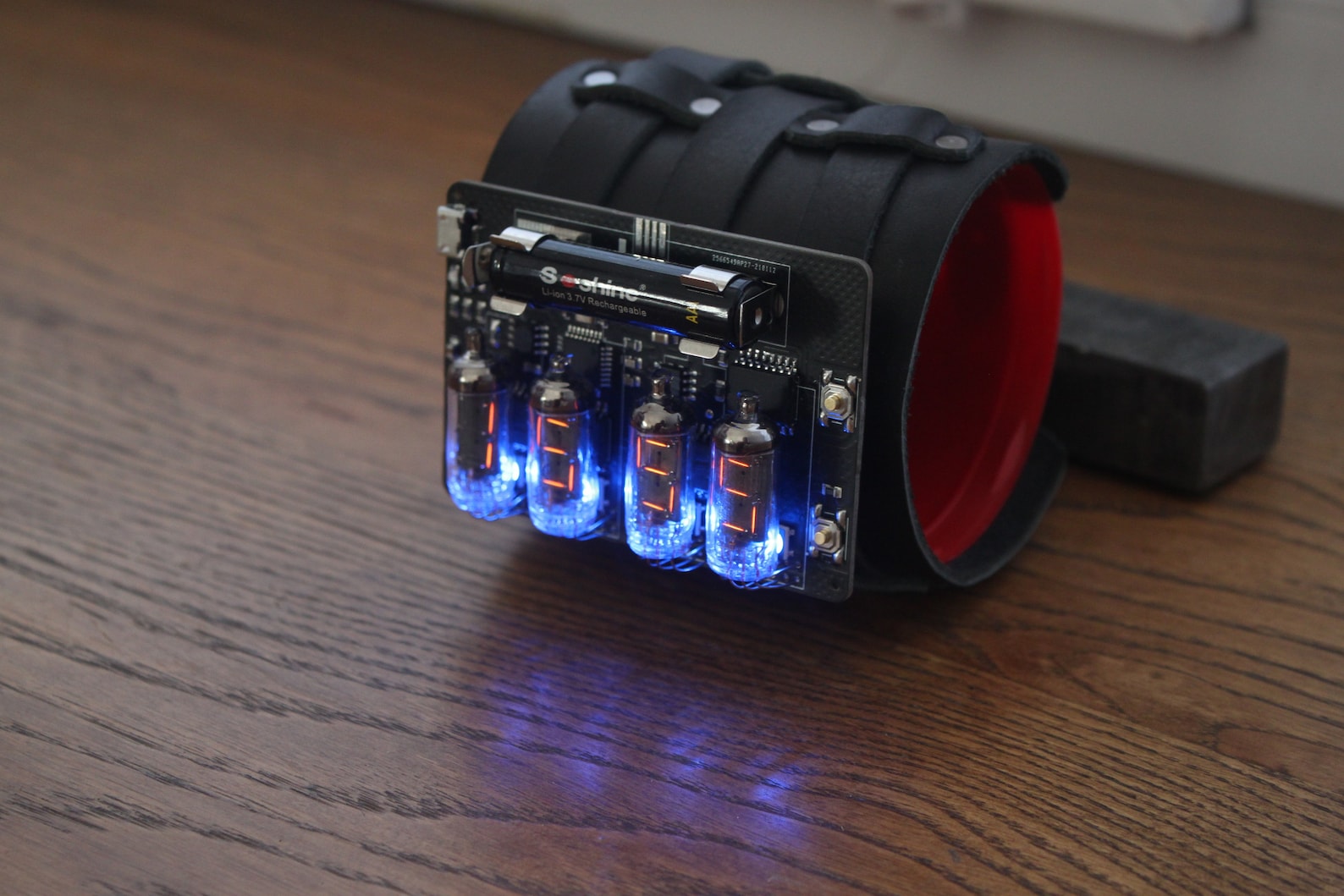 Nixie Era Vfd Numitron Smallest Ussr Tubes Iv-16 Wrist Watch | Etsy