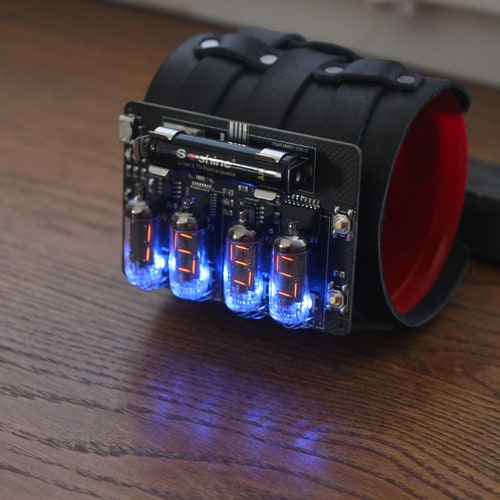 Nixie Era Vfd Numitron Smallest Ussr Tubes Iv-16 Wrist Watch | Etsy