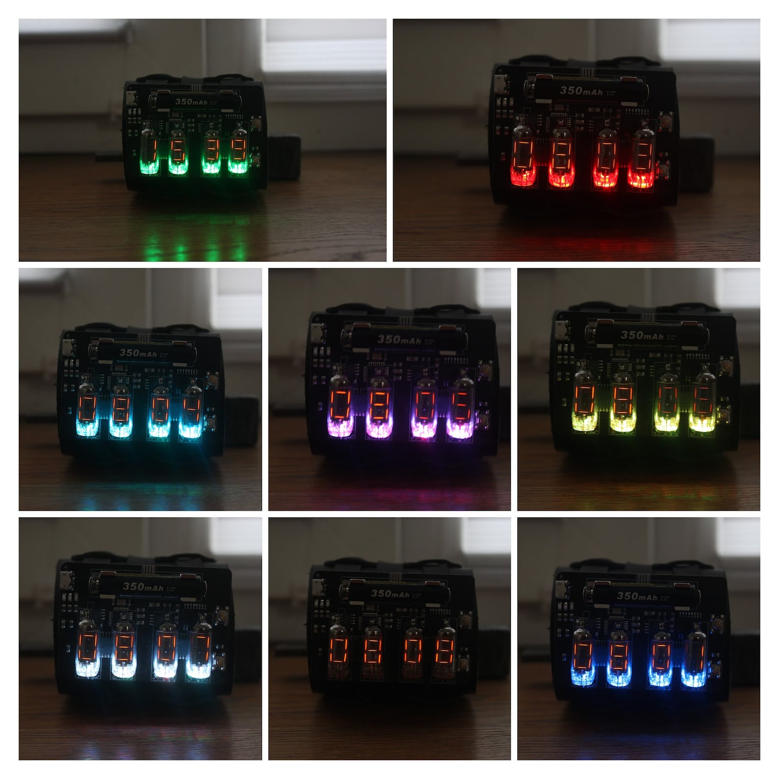 Nixie Era Vfd Numitron Smallest Ussr Tubes Iv-16 Wrist Watch | Etsy