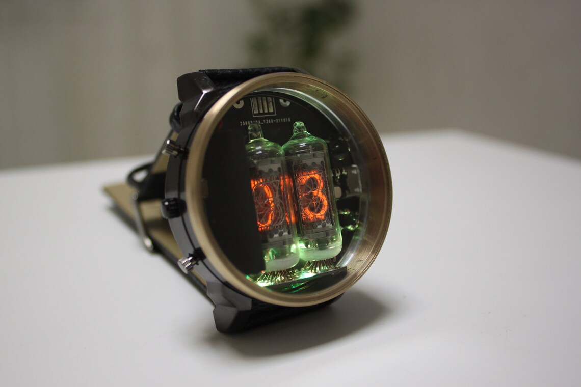 Nixie Tube Watch Wrist RFT Z5900 and NEC LD-955A Unique Model - Etsy
