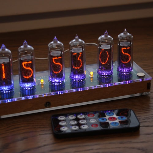 Nixie Tube Clock IN-14 Vintage Retro Table Clock Gift for Him - Etsy