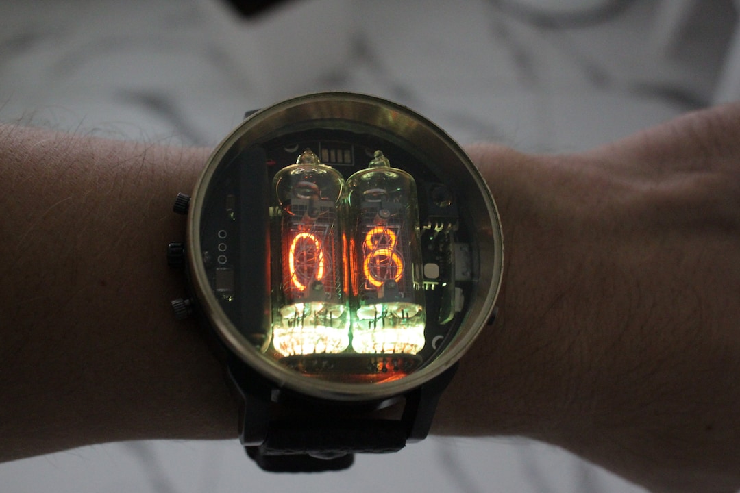 Nixie Tube Watch Wrist RFT Z5900 and NEC LD-955A Unique Model, There ...