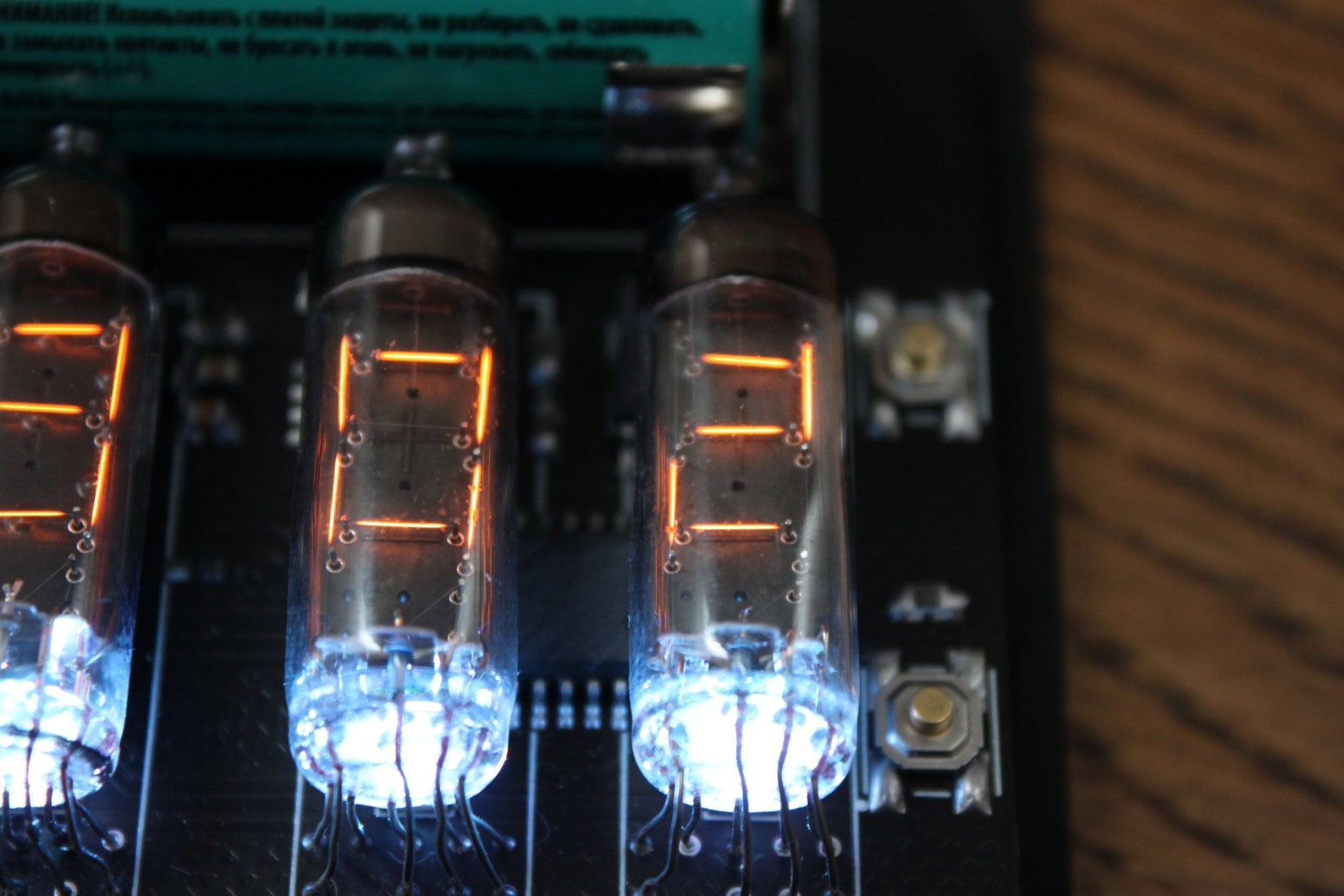 Nixie Era Vfd Numitron Iv-9 Wrist Watch Clock Steam Punk | Etsy