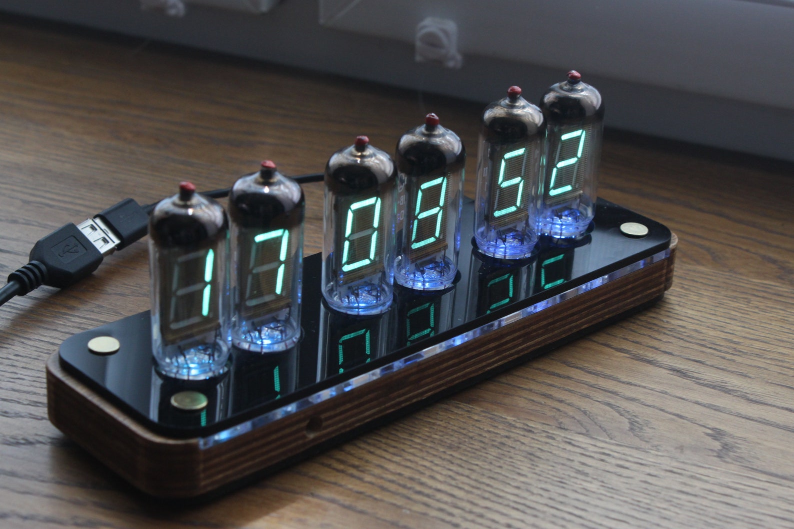 Assembled vfd clock IV-11 Nixie tube clock Steampunk Retro | Etsy