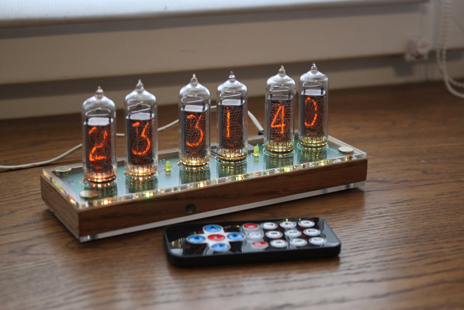 Nixie Tube Clock Include IN-14 Tubes and Wooden Case With - Etsy