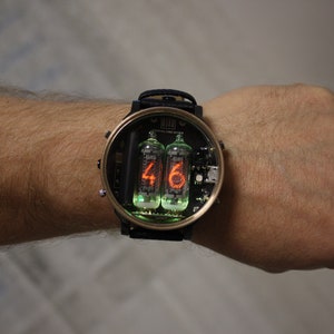 Nixie Tube Watch Wrist RFT Z5900 and NEC LD-955A Unique Model, There ...