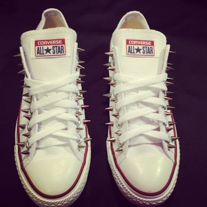Spiked Converse Chuck Taylor Shoes - Etsy