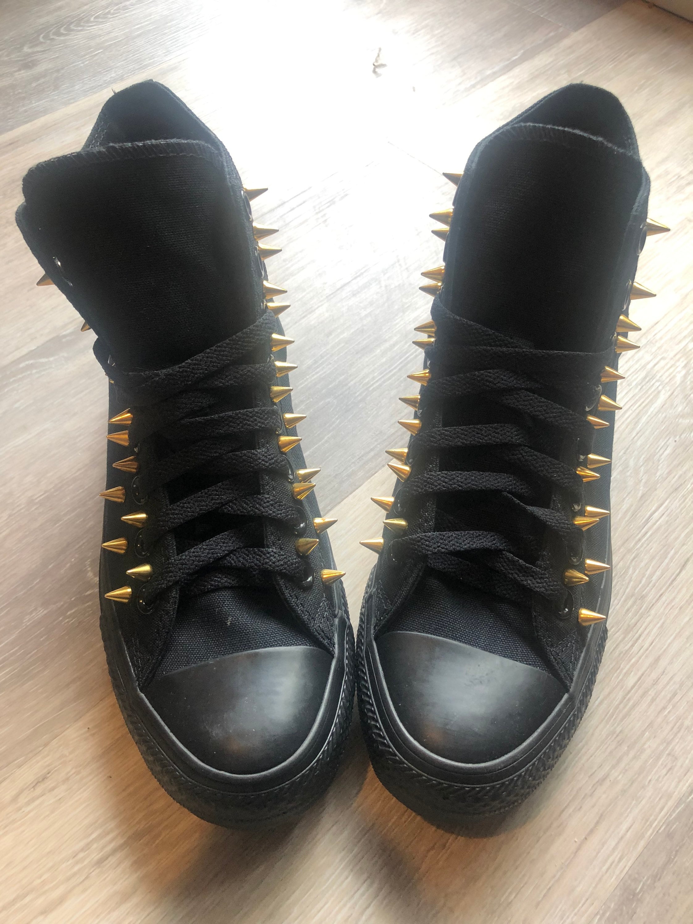 Spiked Converse Chuck Taylor Shoes | Etsy