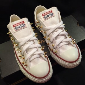 Spiked Converse Chuck Taylor Shoes - Etsy