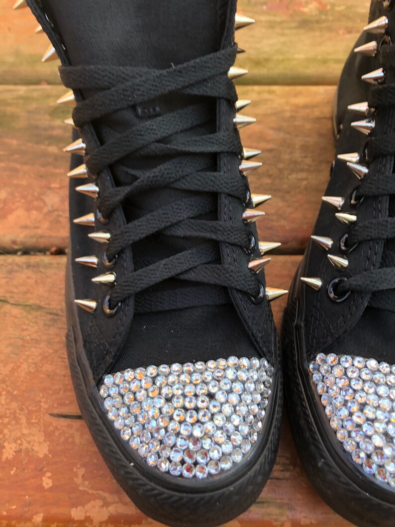 Spiked Converse Chuck Taylor Shoes | Etsy