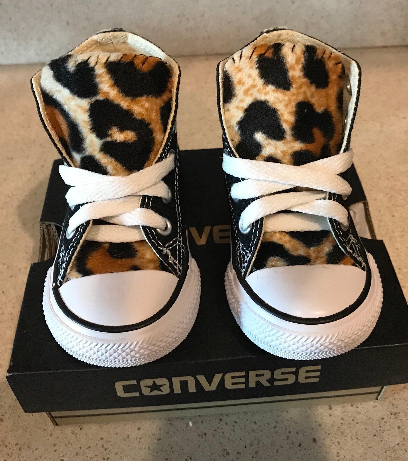 Converse Chuck Taylor Leopard Sneakers | Etsy