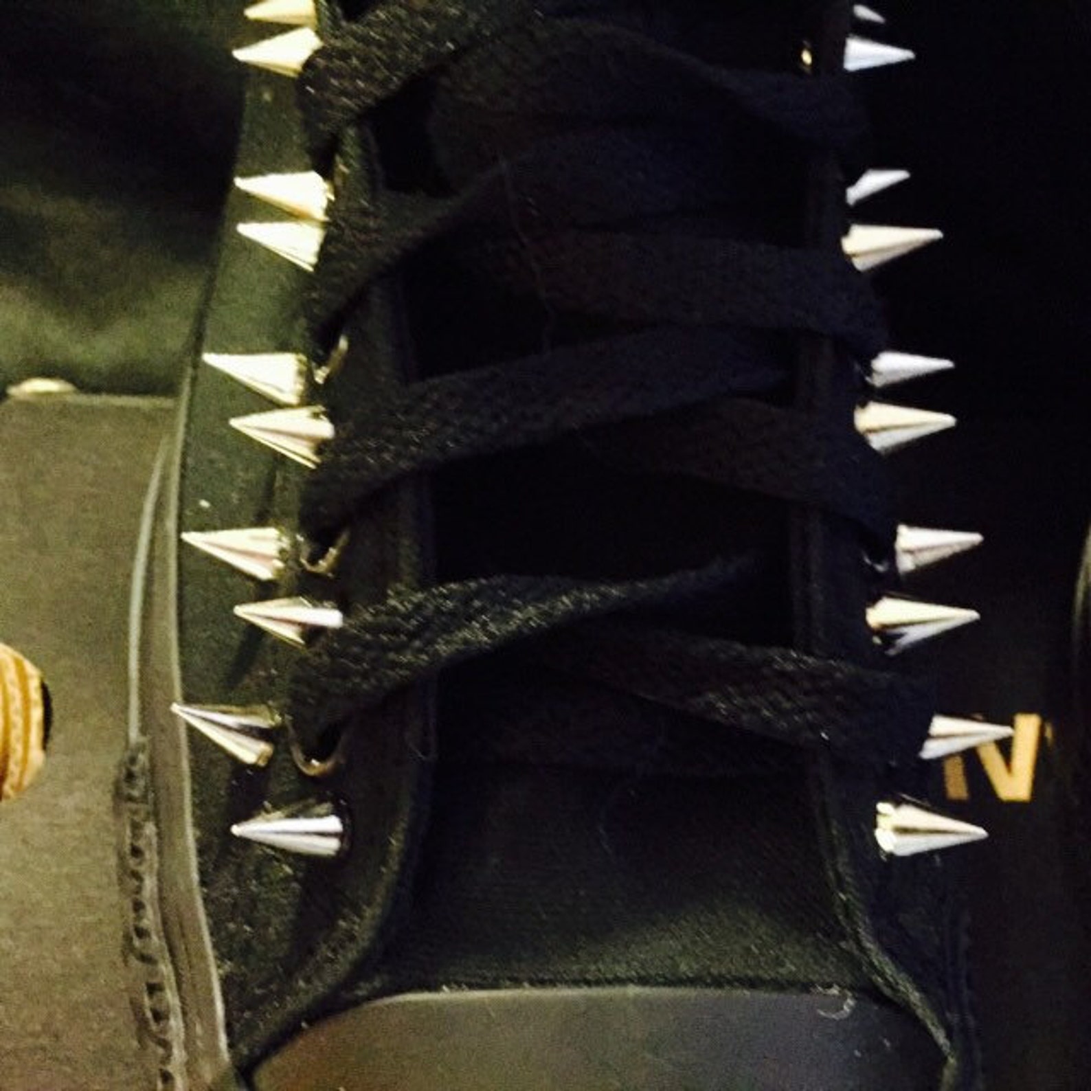 Spiked Converse Chuck Taylor Shoes - Etsy