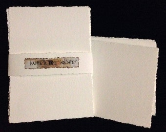 Deckle edge postcard | Etsy