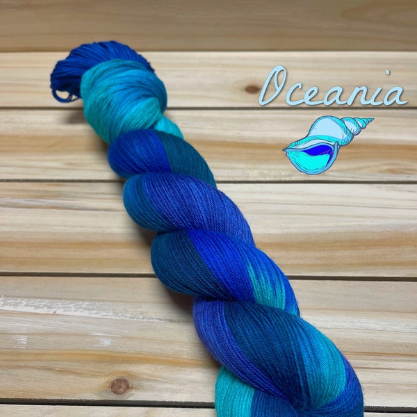 Ocean Blue Yarn - Etsy