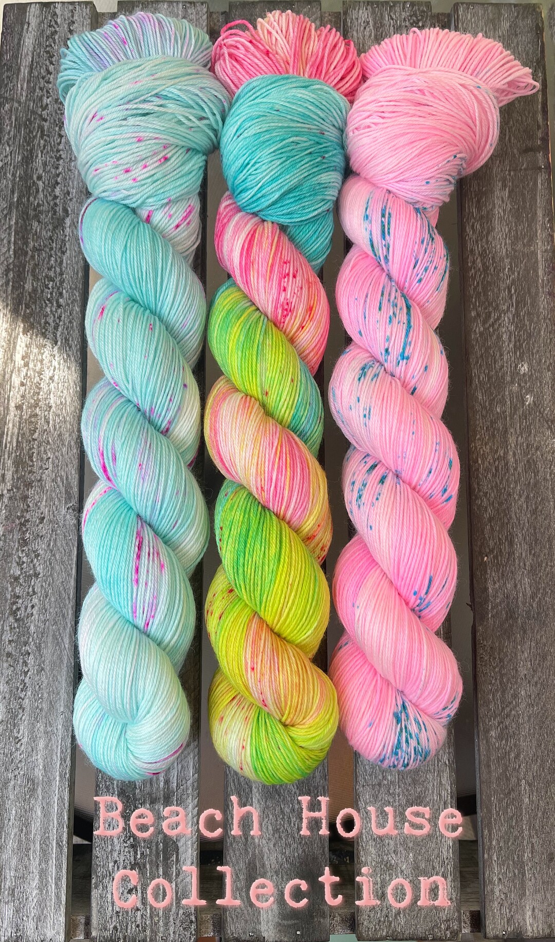 Indie Hand-dyed Merino Sock Yarn: Beach House Collection - Etsy