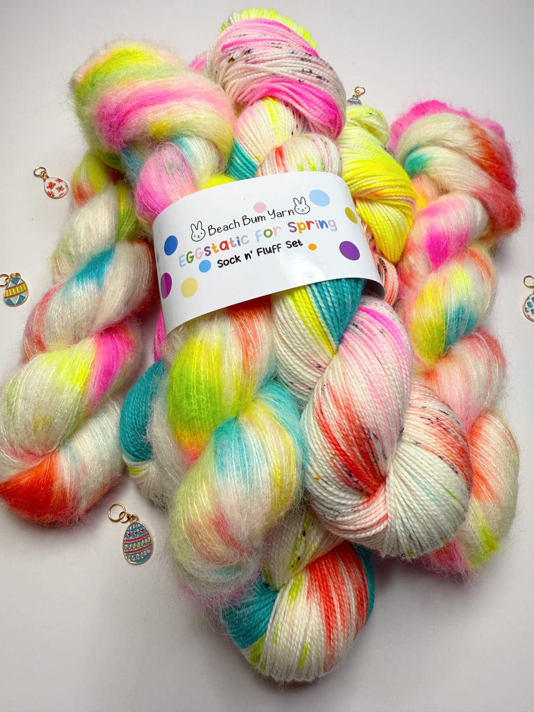 Yarn, Eggstatic for Spring, Ready to Ship, Easter Sock Yarn Sets, Sw ...