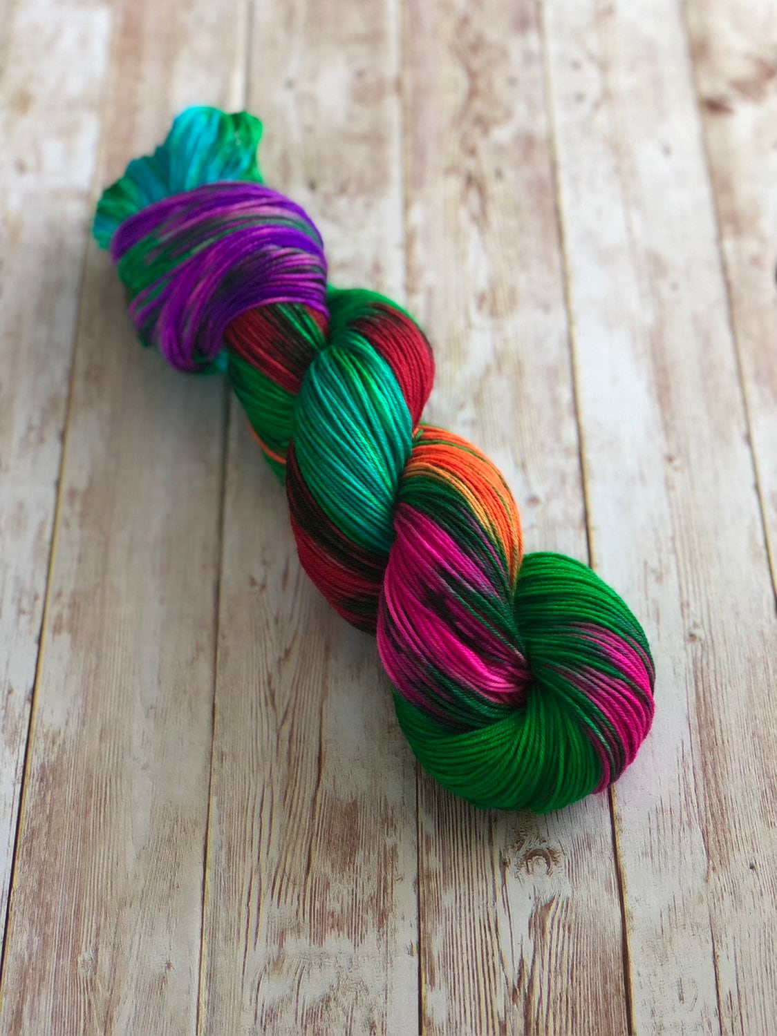 Yarn Christmas yarn Christmas tree yarn SW Merino | Etsy