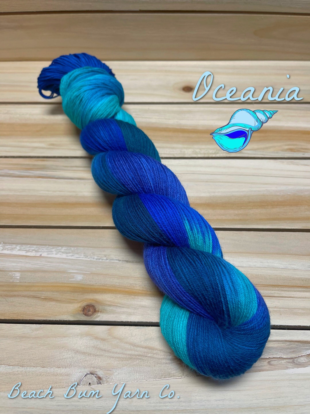 Yarn, PRE-ORDERS, Oceania, Hand Dyed Yarn, Blue Yarn, Ocean Themed Yarn ...