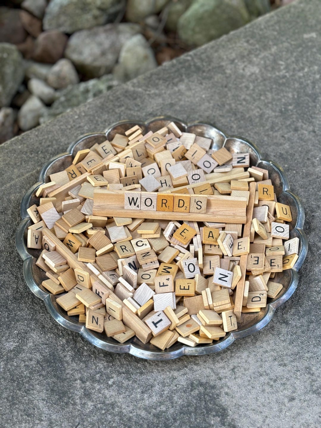 Vintage Scrabble Tiles: Craft Supplies, Jewelry Making, & Game Pieces ...