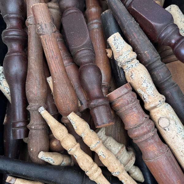 Wood Spindles - Etsy