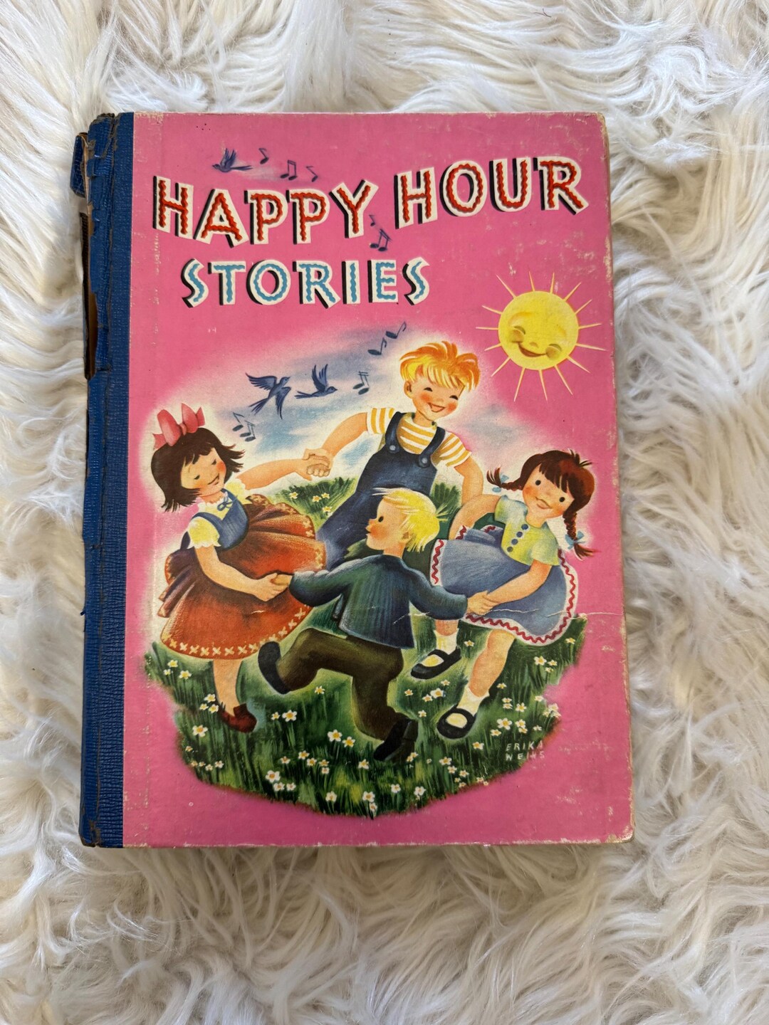 Happy Hour Stories Antique Book, Childrens Books, 1946, Whitman ...
