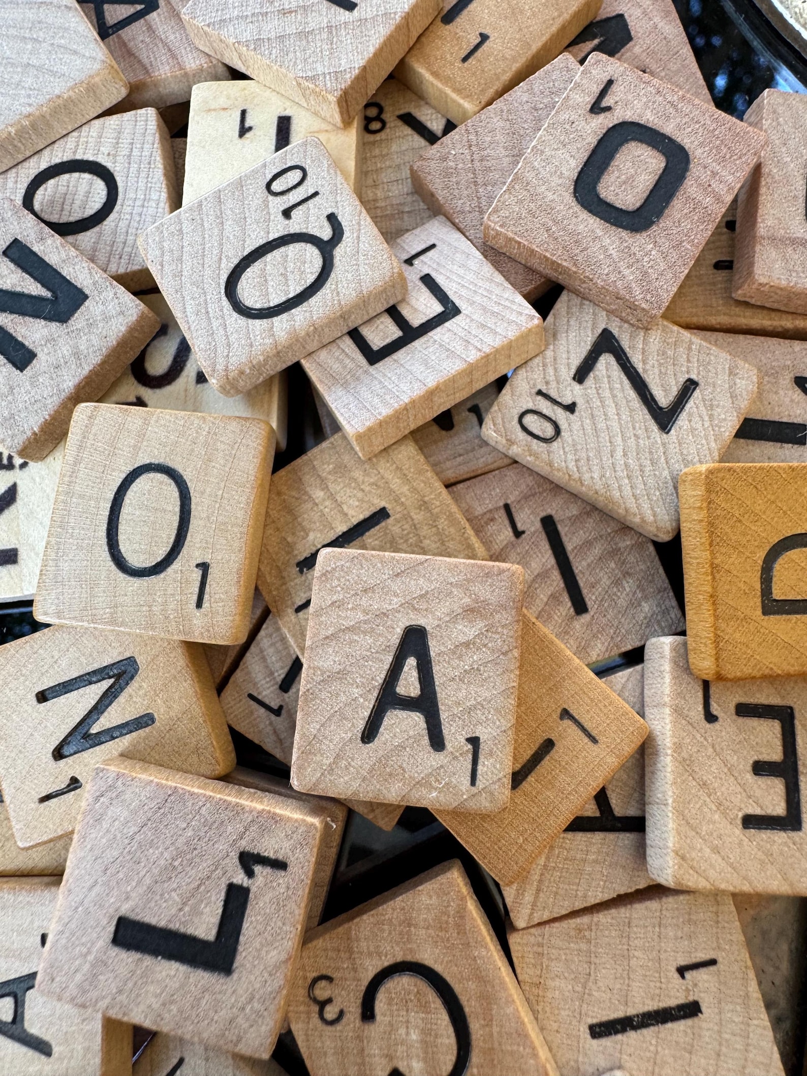 Vintage Scrabble Tiles: Craft Supplies, Jewelry Making, & Game Pieces ...