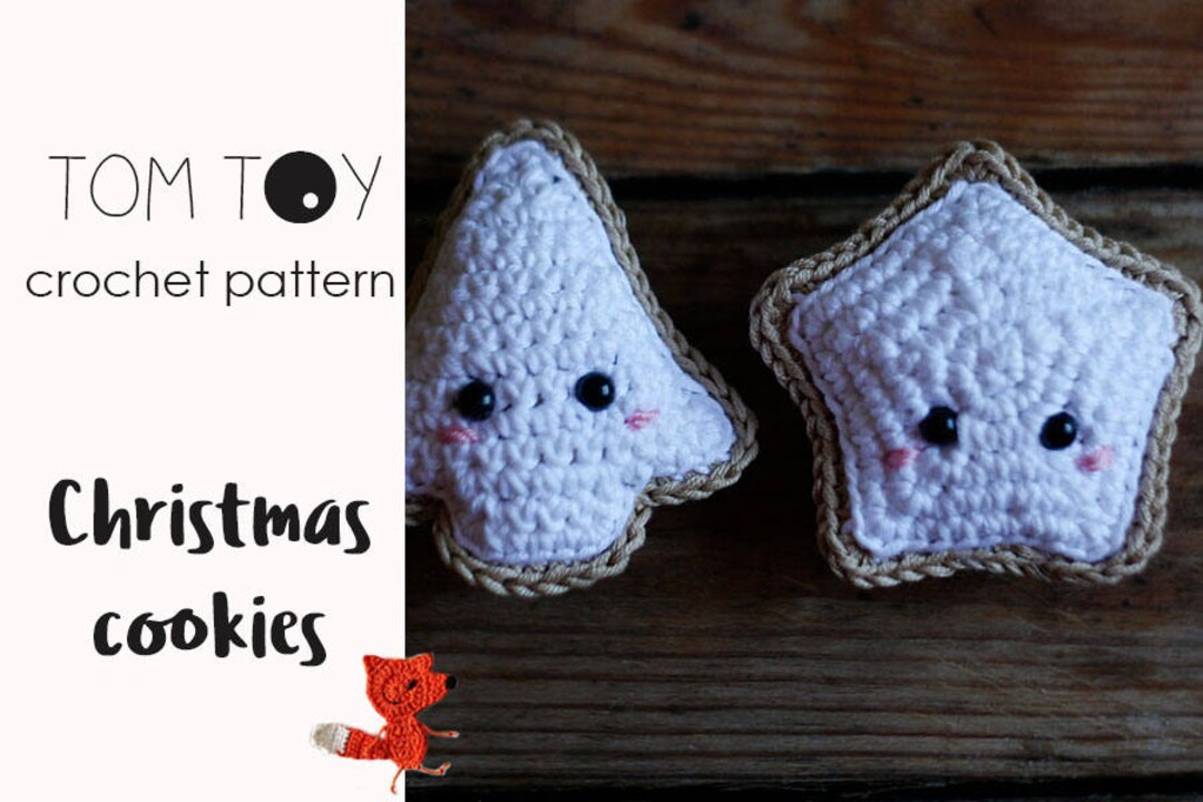 Christmas Cookies Digital PDF Crochet PATTERN, Amigurumi Crochet Toy ...