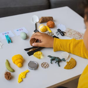 Montessori Pink Series CVC Words Objects Set – Phonics Matching Game ...