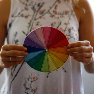Felt 16-color Wheel, Rainbow Colors Matching, Color Sorting, Homeschool ...