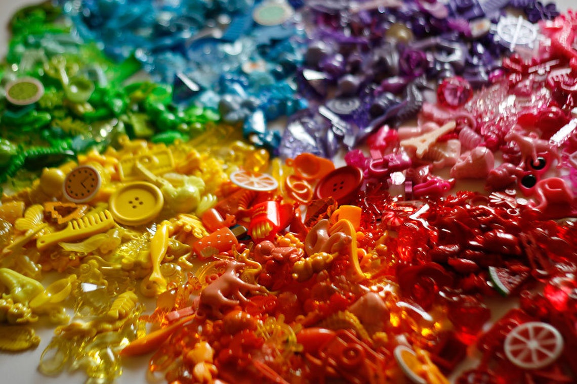 BIG Rainbow I Spy Trinkets for Color Sorting 2.5-6cm Set of - Etsy Israel
