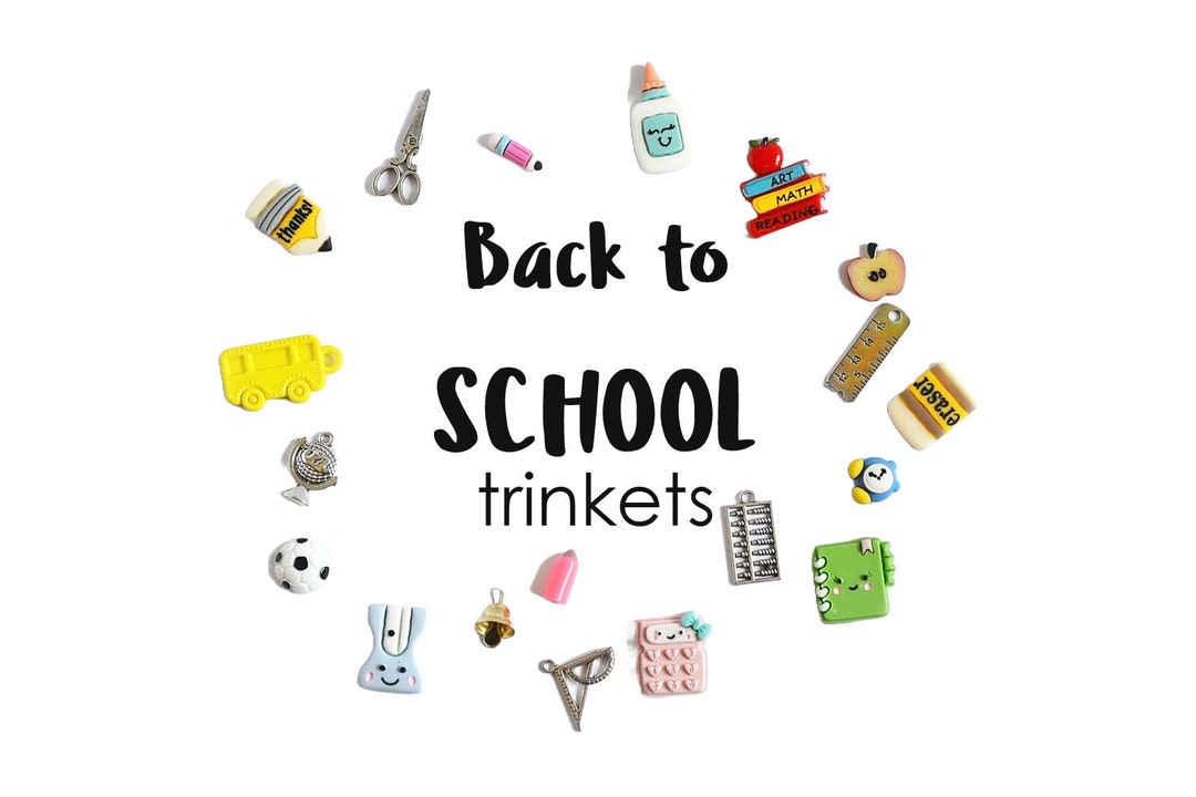 Back to School Theme I Spy Trinkets, 1-3cm, Set of 20 - Etsy