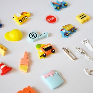 Construction Site Theme I Spy Trinkets, 1-3cm, Set of 20 - Etsy