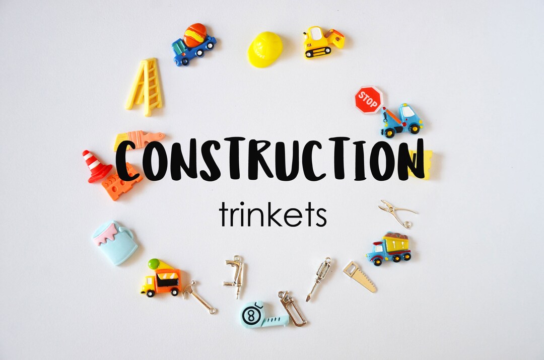 Construction Site Theme I Spy Trinkets, 1-3cm, Set of 20 - Etsy