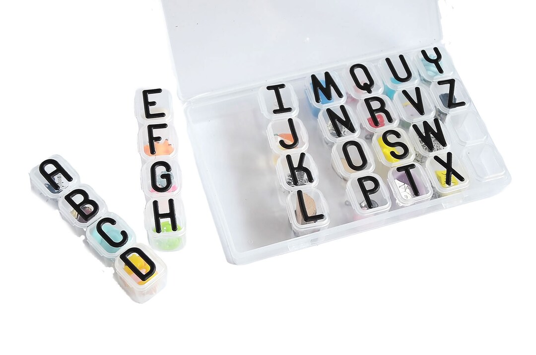 Alphabet Box With Miniature ABC Trinkets, 17x10cm - Etsy