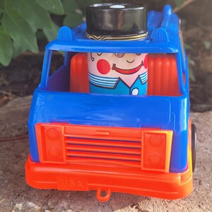 Vintage Amloid Processed Plastic Jumpin Jimmy School Bus - Etsy