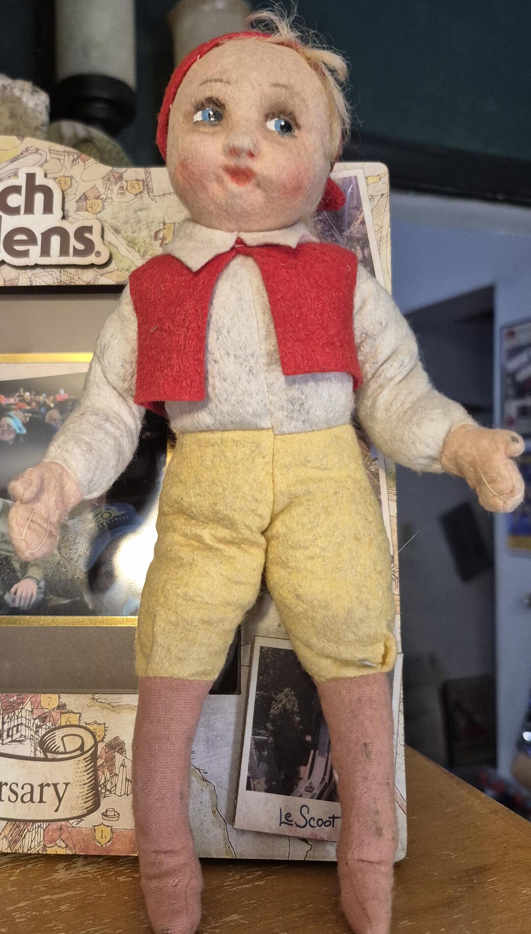 Vintage Cloth Doll With Clogs - Etsy